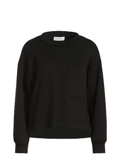 SHIRTAPORTER Jersey Crewneck Sweatshirt - Black