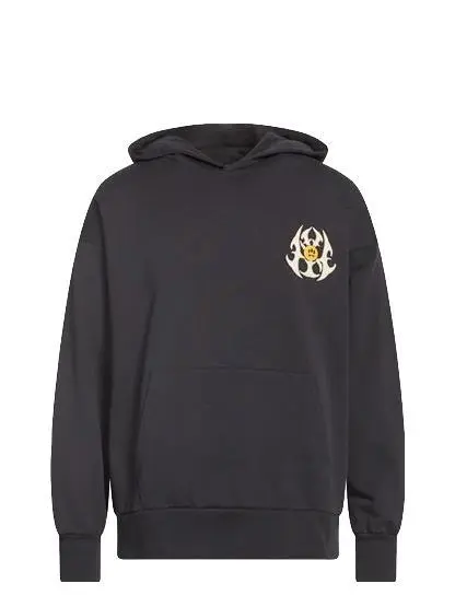 BARROW Cotton French Terry Hoodie With Embroidered Logo - Grey