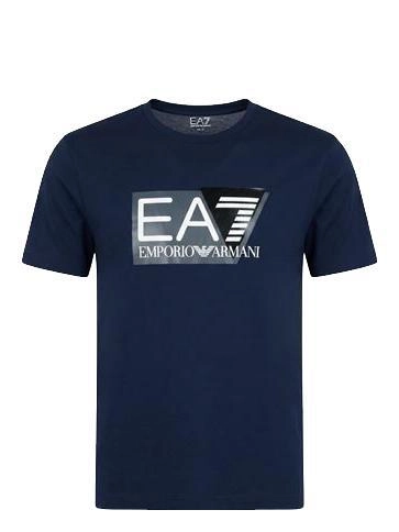 EA7 T-shirt Size Cotton, Elastane - Blue