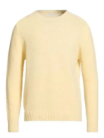 OLIVER LATTUGHI Alpaca Wool Blend Crewneck Sweater - Yellow