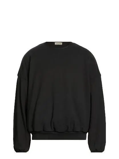 Fear Of God Cotton Jersey Crewneck Sweatshirt - Black