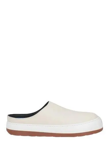 Sunnei Light Leather Mules - Grey