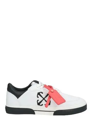 Off-White Leather And Textile Low-top Sneakers - White
