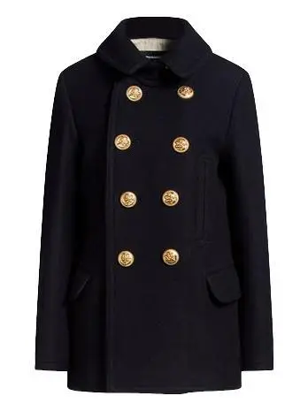 Dsquared2 Double-breasted Wool Coat - Blue