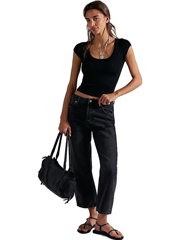 We The Free Deep Trance Dropped Boyfriend Jeans - Hypnosis