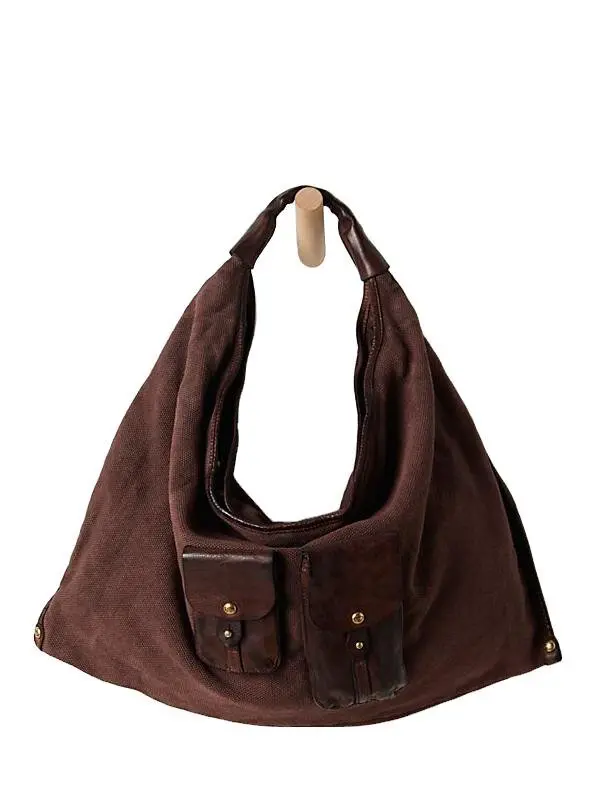 CAMPOMAGGI Mansoa Shoulder Bag - Espresso