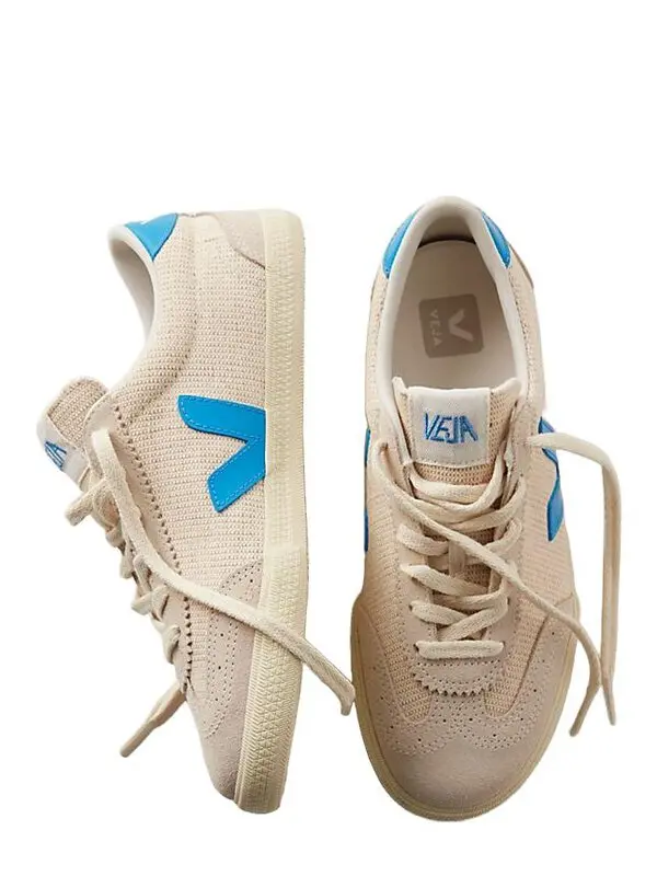 VEJA Volley Trainers In Organic Cotton Canvas And Suede - Jute/egee