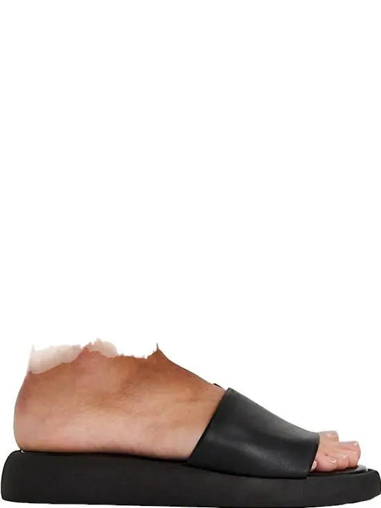 FP COLLECTION Wrenly Slip-on Sandals - Black