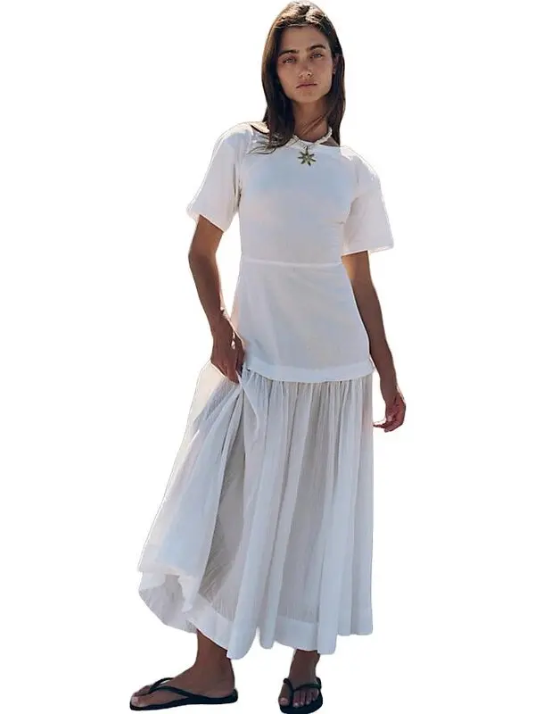 Free People Marcella Midi Dress - Ivory