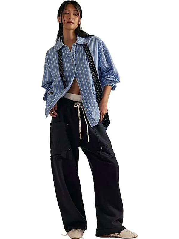 We The Free Jet Set Knit Pull-on Trousers - Black
