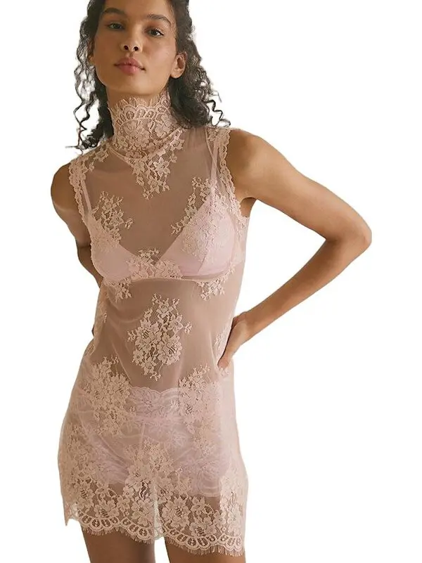 INTIMATELY One More Time Mini Slip Dress - Spring Blush