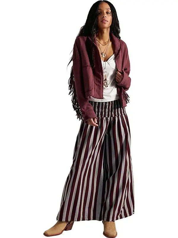 RAGABOND Wyatt Fringe Cardigan - Hickory