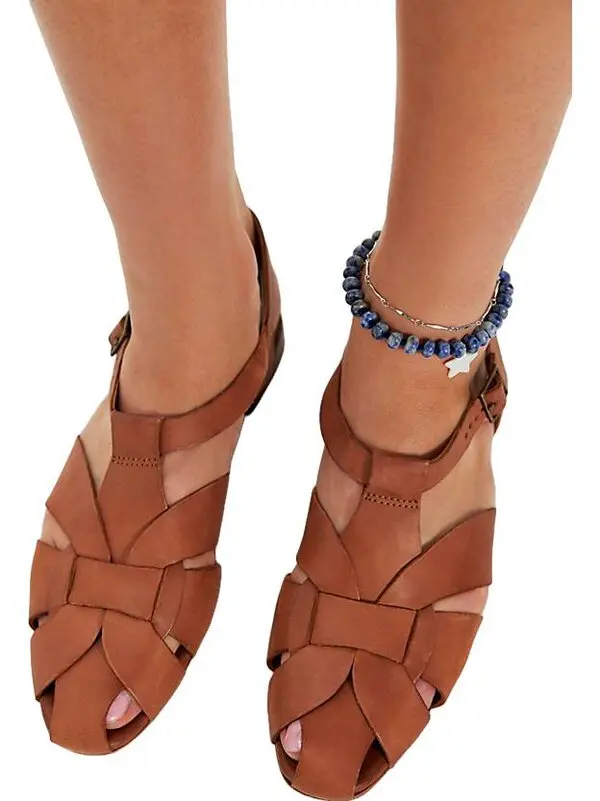 Jeffrey Campbell Conrad Fisherman Flats - Tan