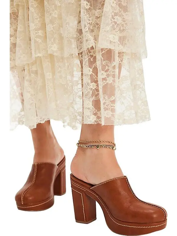 Matisse Krissy Platform Mules - Tan