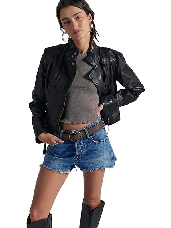We The Free Double Take Denim Shorts - Wistful