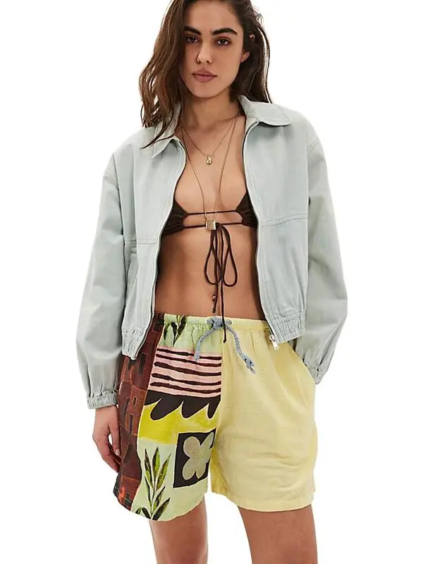 CIAO CIAO VACATION Spice Collage Riley Shorts - Multicolor
