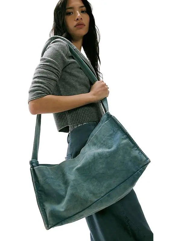 Free People Camp Crush Sling Bag - Blue