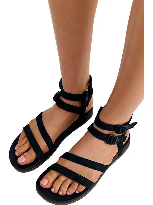 CHACO Lowdown Strappy High Sandals - Black