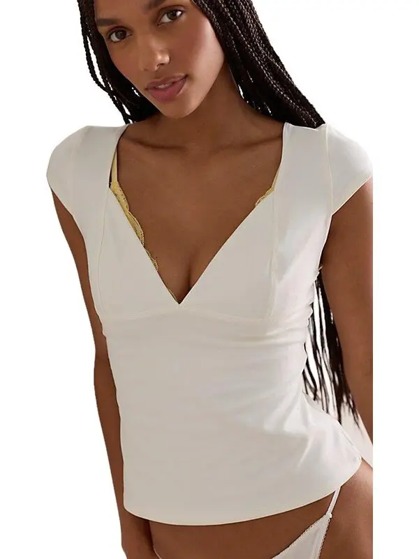 INTIMATELY Duo Corset Cami Top - Ivory