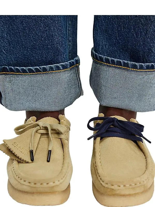 Clarks Wallabees Moccasins - Maple Suede