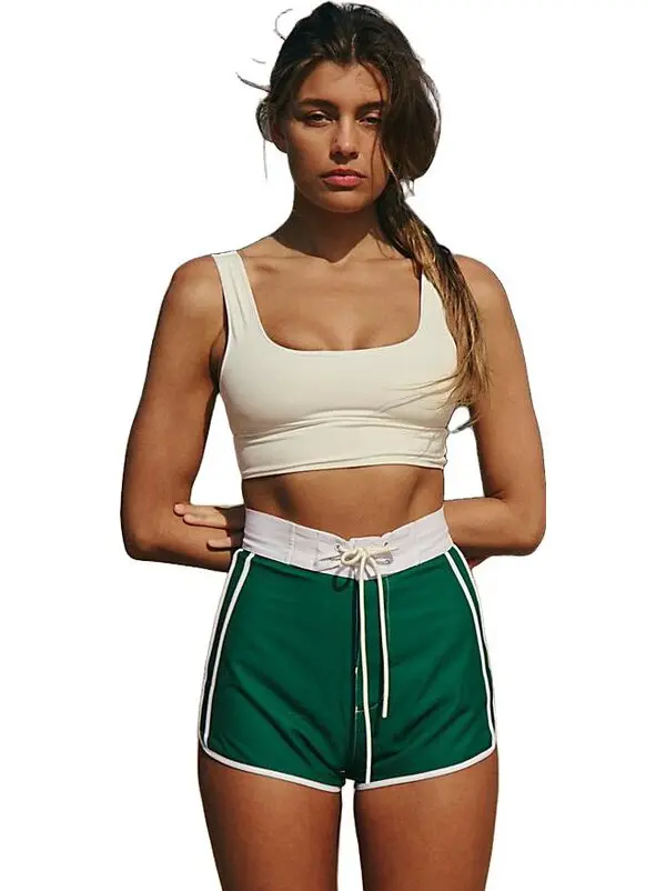 INNER RELM Boogie Time High-waisted Boardshorts - Forest