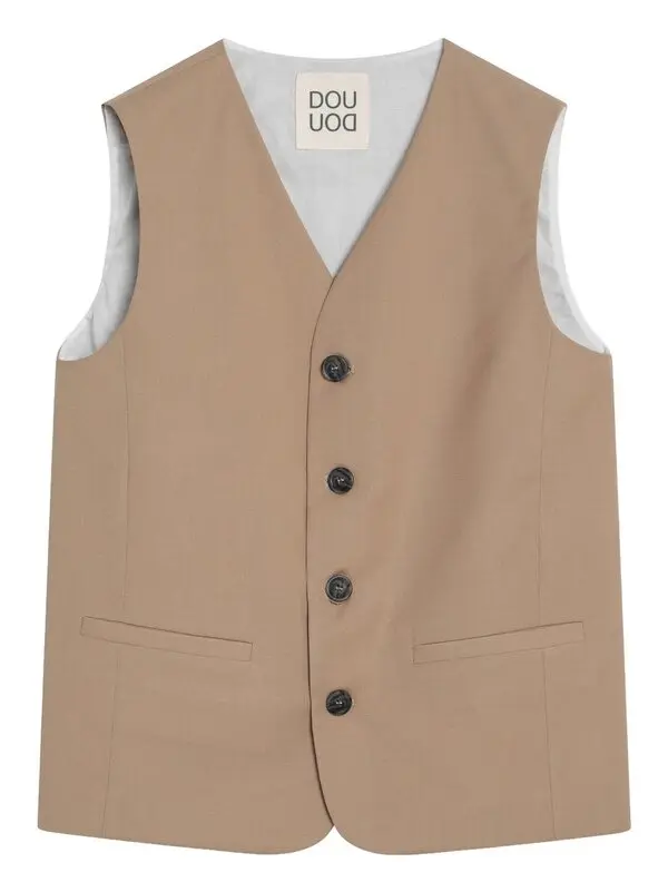 DOUUOD Giocattolo Cotton Shirt Jacket - Beige