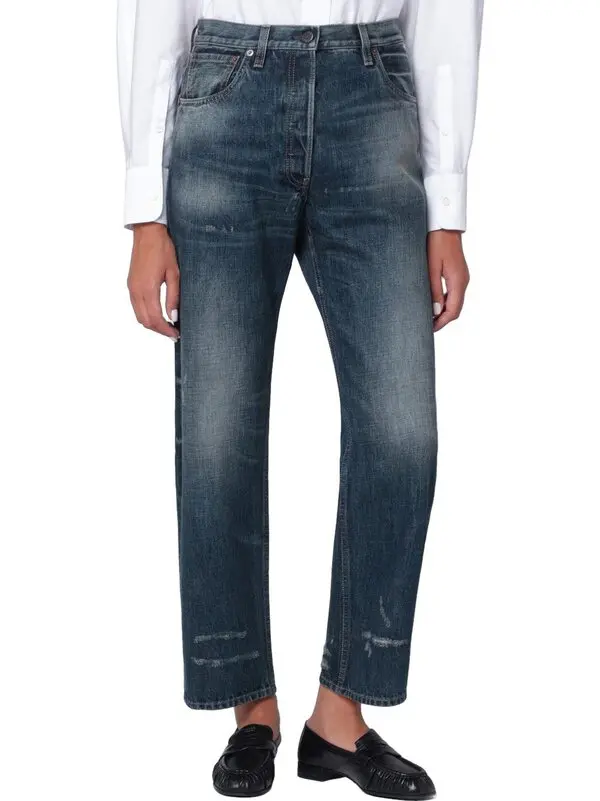 Prada Washed Denim Jeans - Blue