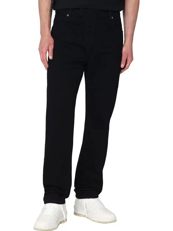 Balmain Cotton Denim Jeans - Black