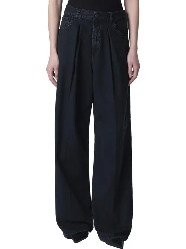 HAIKURE Carbon Candy Pleated Jeans - Grey