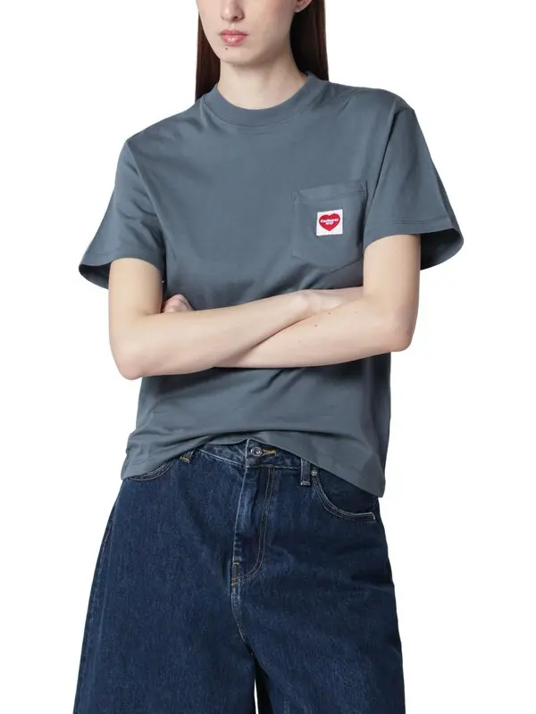 Carhartt Work In Progress Pocket Heart T-shirt - Blue