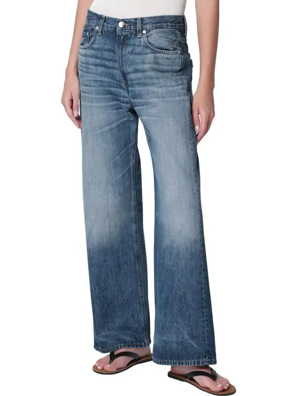 HAIKURE Wide-leg Ryder Denim Jeans - Blue