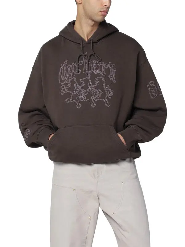 Carhartt Work In Progress Hackwork Hoodie - Brown