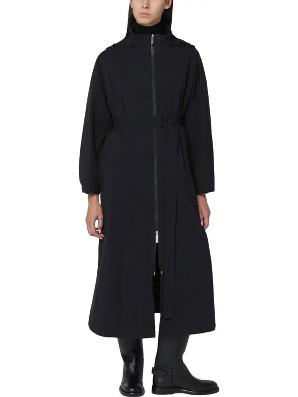 Herno Trench Coat In 2l Gore-tex - Black