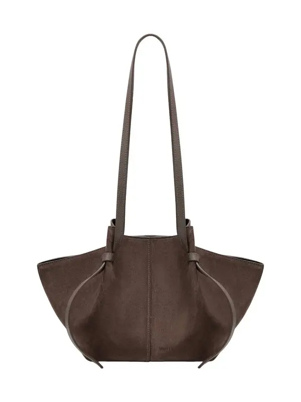 Yuzefi Mochi Bag In Suede Leather - Brown