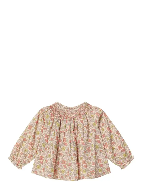 Bonpoint Pink Liberty Fabric Shirt - Multicolor