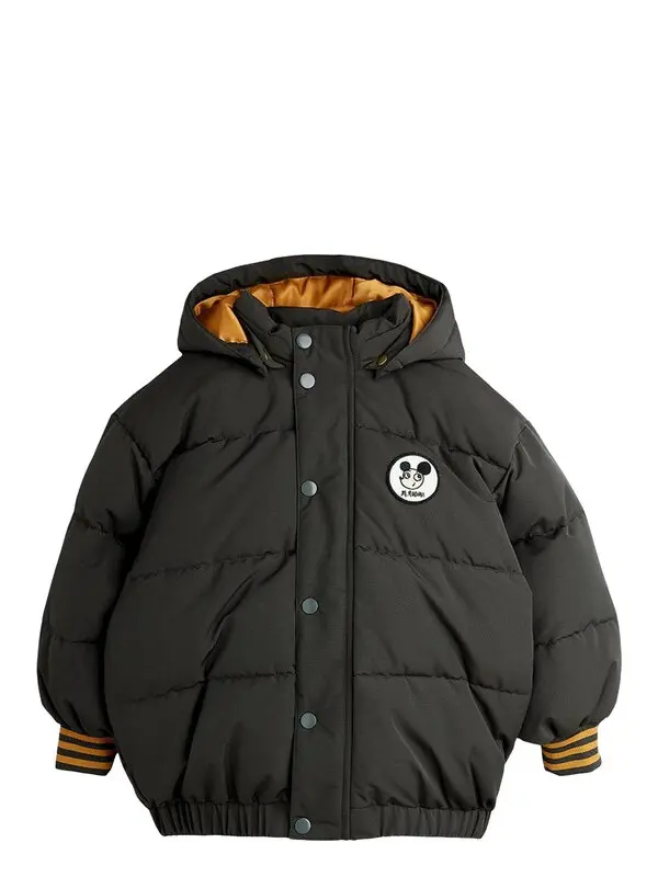 MINI RODINI Ritzratz Patch Puffer Jacket - Black