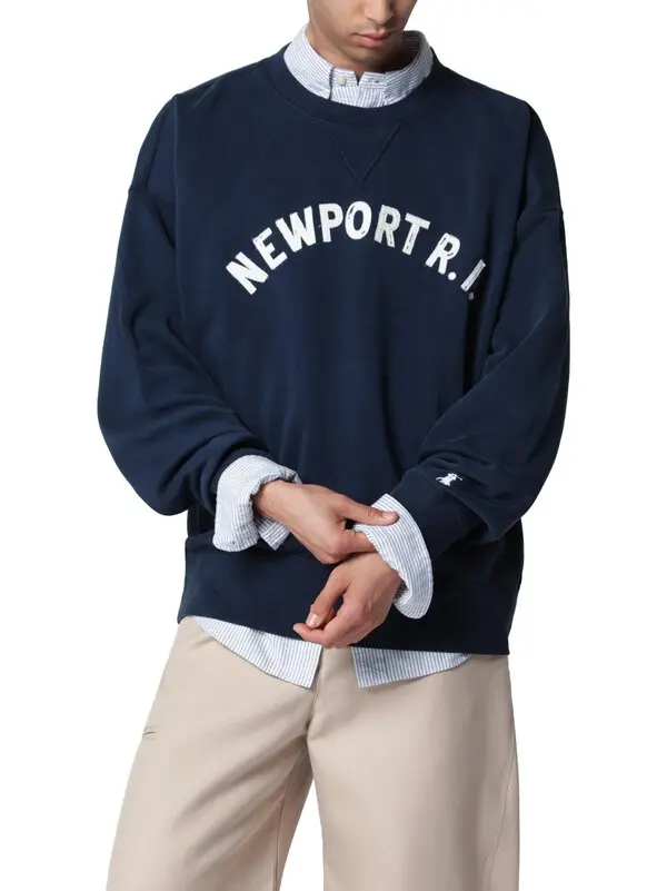 Polo Ralph Lauren Navy Cotton Sweatshirt - Blue