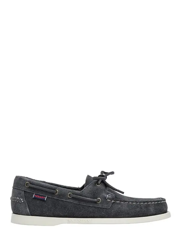 SEBAGO Portland Flesh Out Suede Boat Moccasins - Blue