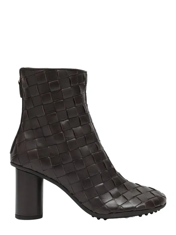 Bottega Veneta Fondant Intrecciato Atomic Boot - Brown