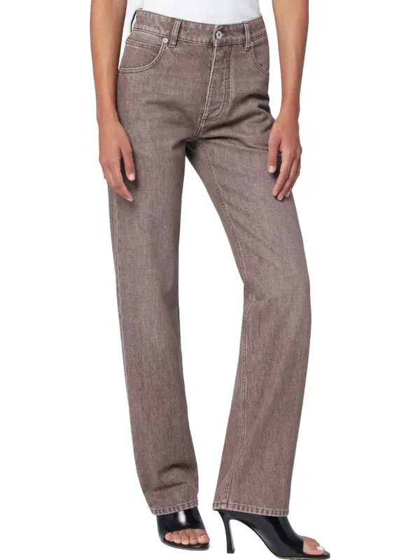 Bottega Veneta Straight Leg Jeans - Brown