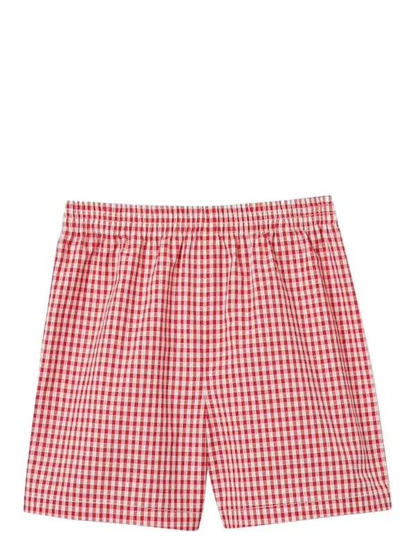 Gucci Checked Cotton Shorts - Black