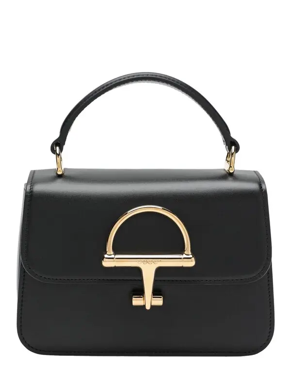 Gucci Small Siena Top Handle Bag In Leather - Black