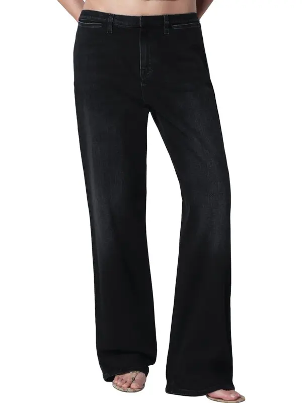Gucci Straight-leg Stretch Cotton Denim Jeans - Black