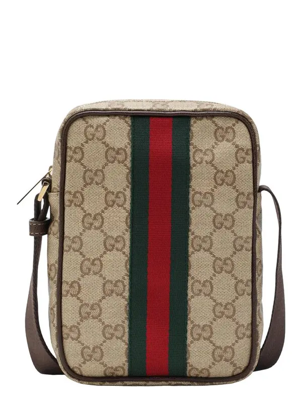Gucci Mini Bag With Web Stripe - Beige