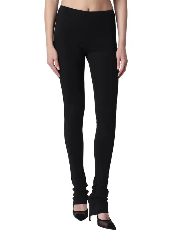 Gucci Viscose Crêpe Jersey Trousers - Black