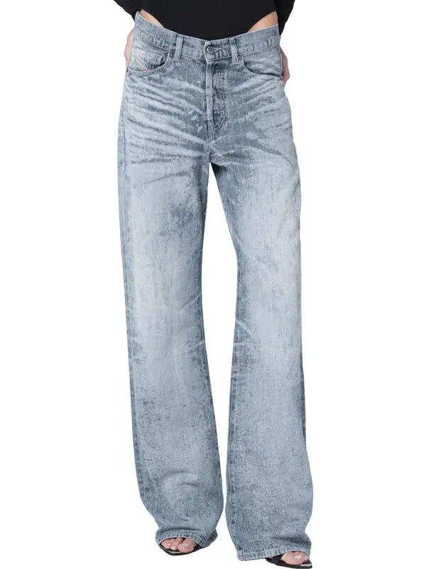 DIESEL® 1971 D-sent Jeans In Light Stonewashed Denim - Blue