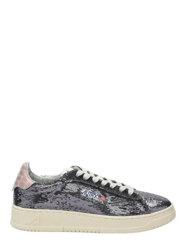AUTRY Sequined Lace-up Sneakers - Multicolor