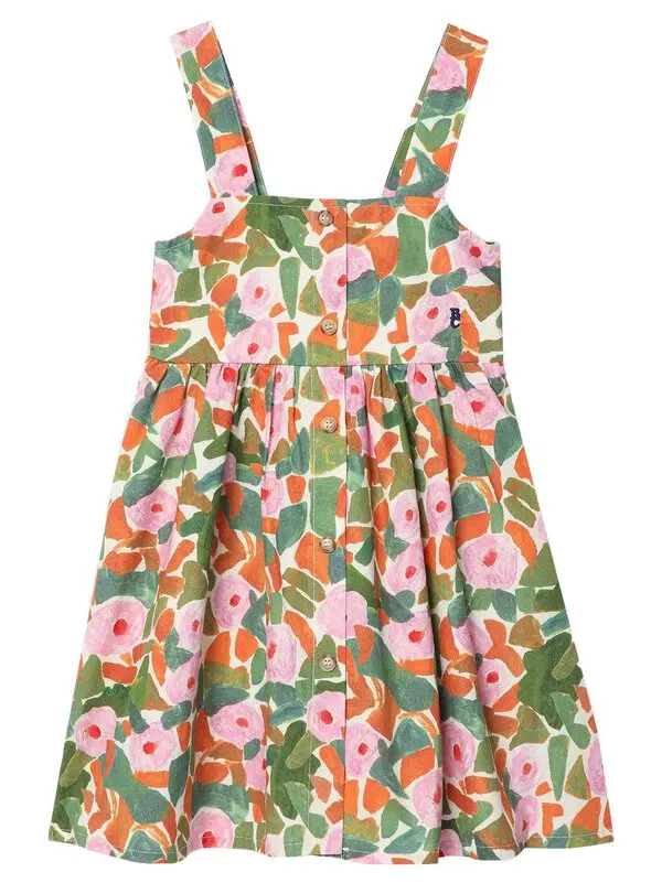 BOBO CHOSES Floral Patterned Organic Cotton Dress - Multicolor