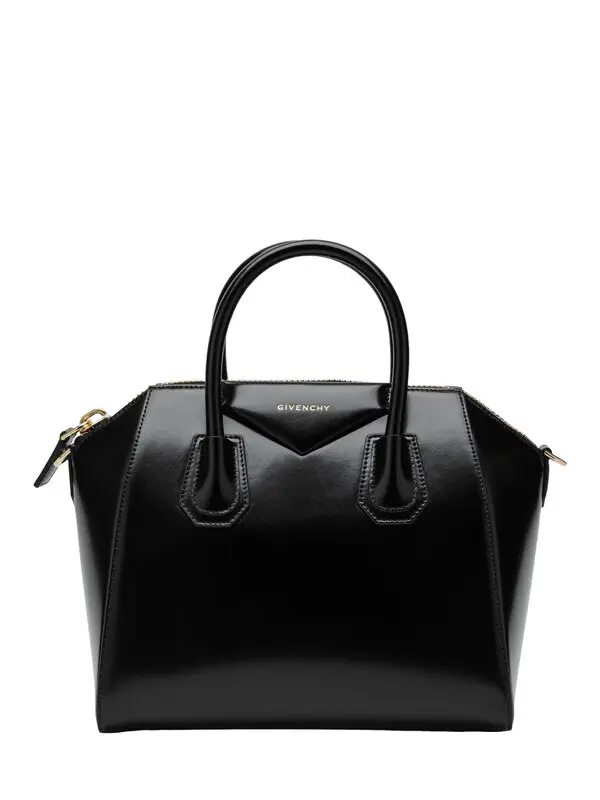 Givenchy Small Antigona Bag In Leather - Black