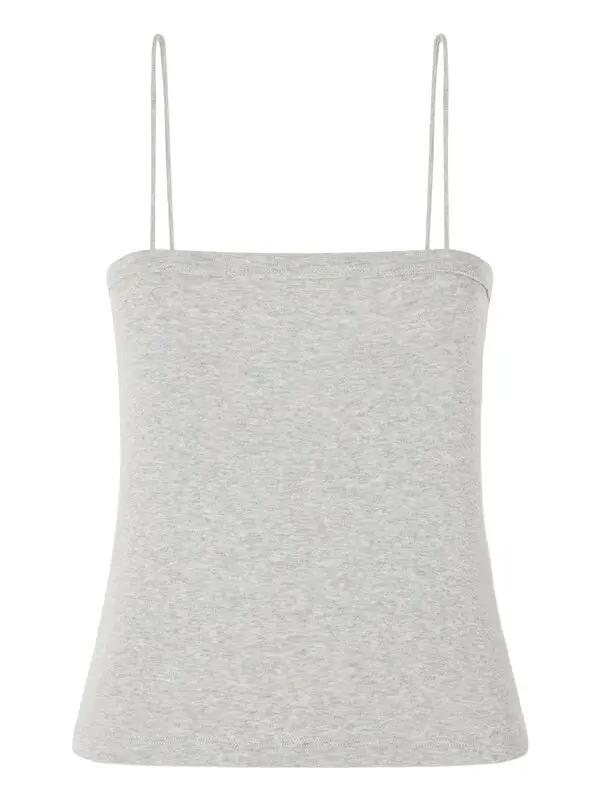ST. AGNI Organic Cotton Square Neck Tank - Gray